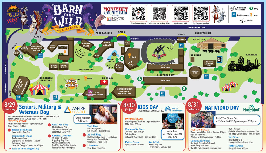 2024 Fair Map - Monterey County Fairgrounds
