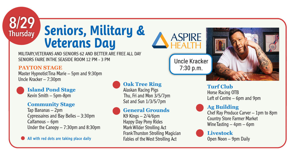 Daily Schedules - Monterey County Fairgrounds