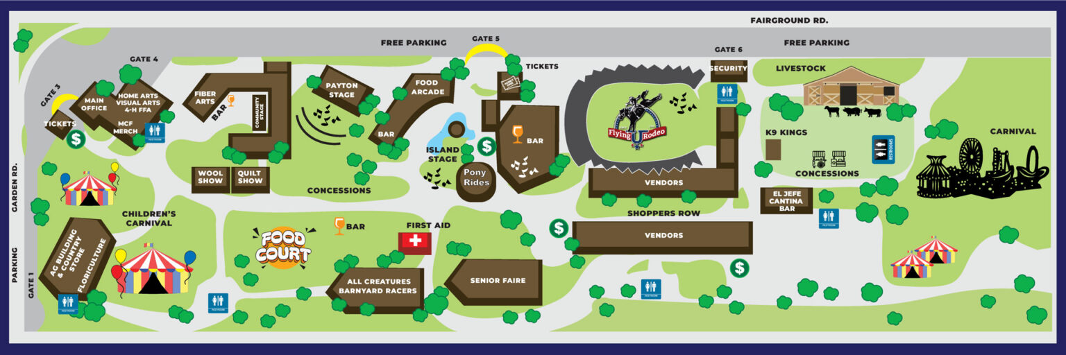 2025 Fair Map - Monterey County Fairgrounds