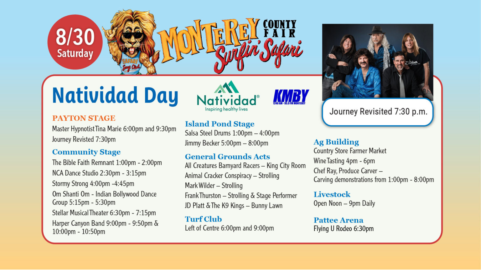 Daily Schedules - Monterey County Fairgrounds